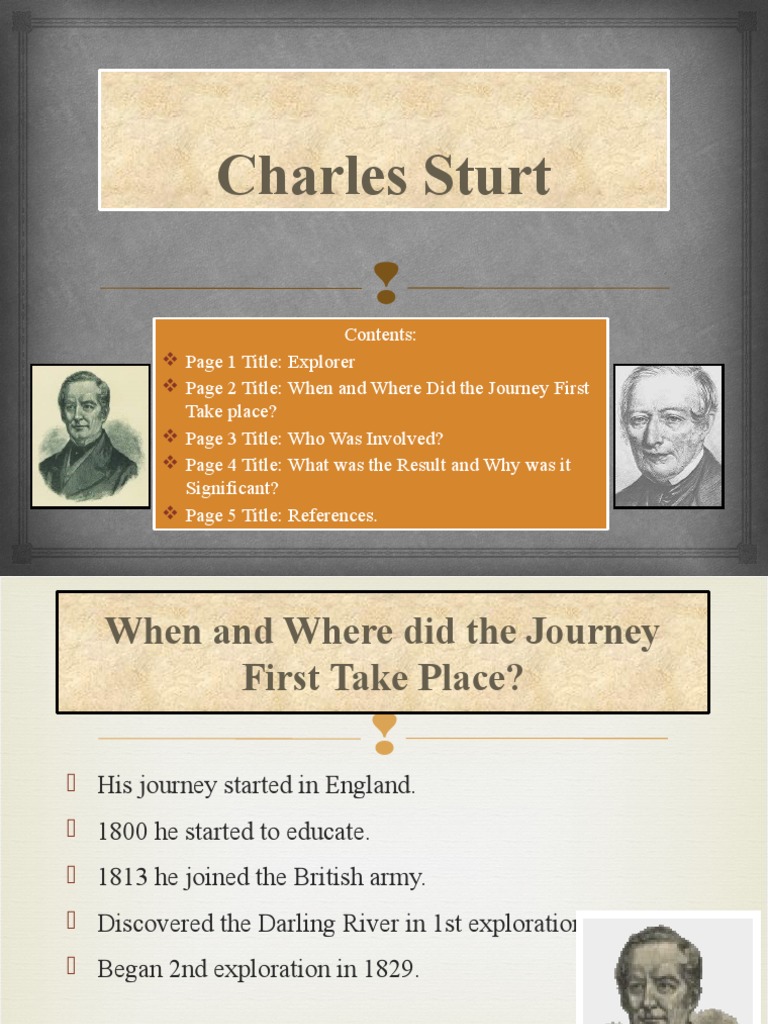Charles Sturt's Explorations in Australia | PDF | Social Science