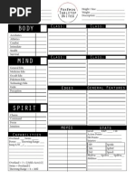 SW5E CharacterSheet (Fillable) | PDF | Role Playing Games