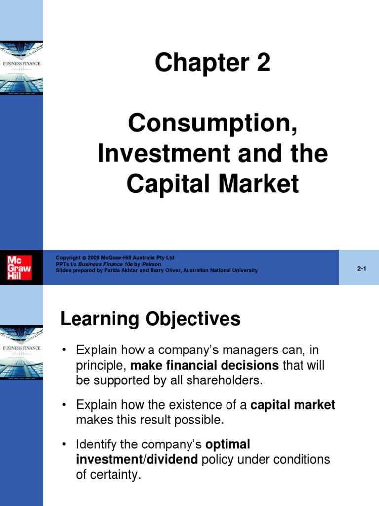 Fisher Separation Theorem | PDF | Investor | Net Present Value