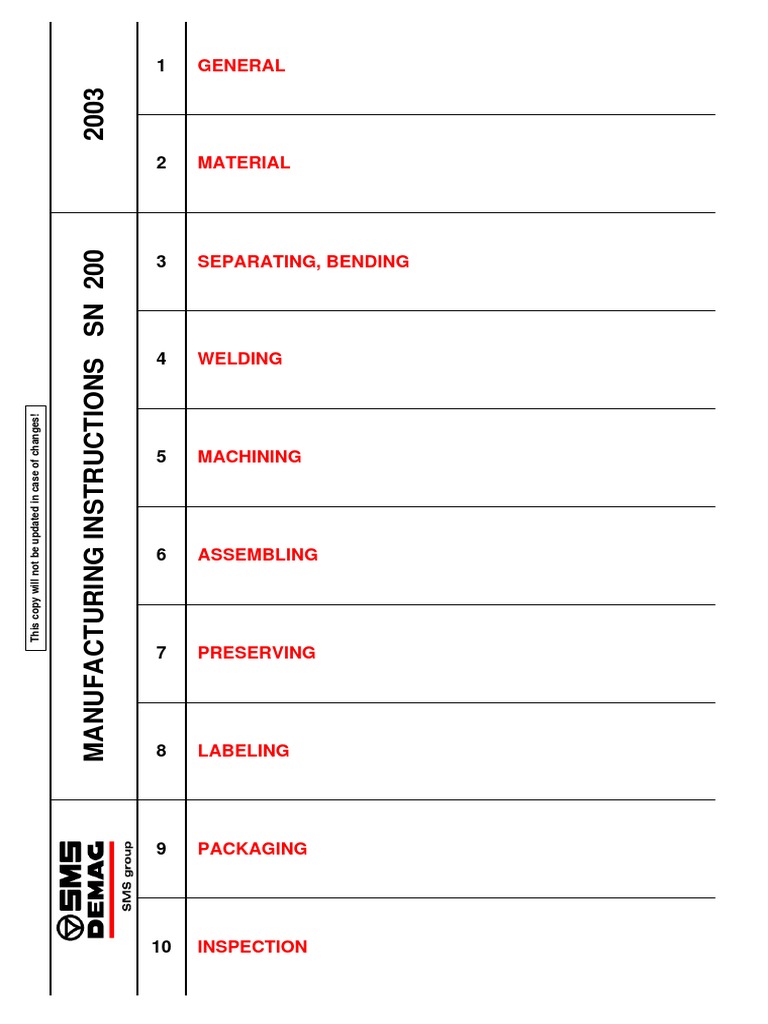 SN200 2003-09 e | PDF | Engineering Tolerance | Structural Steel