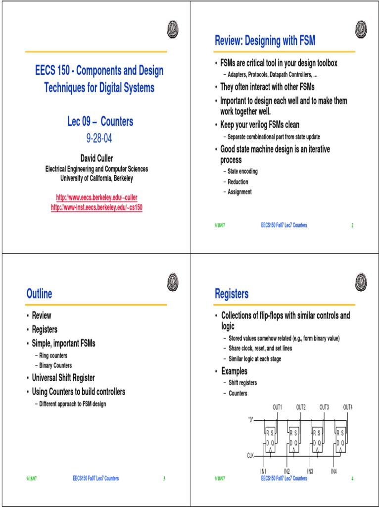 Review: Designing With FSM: Work Together Well | PDF | Digital ...