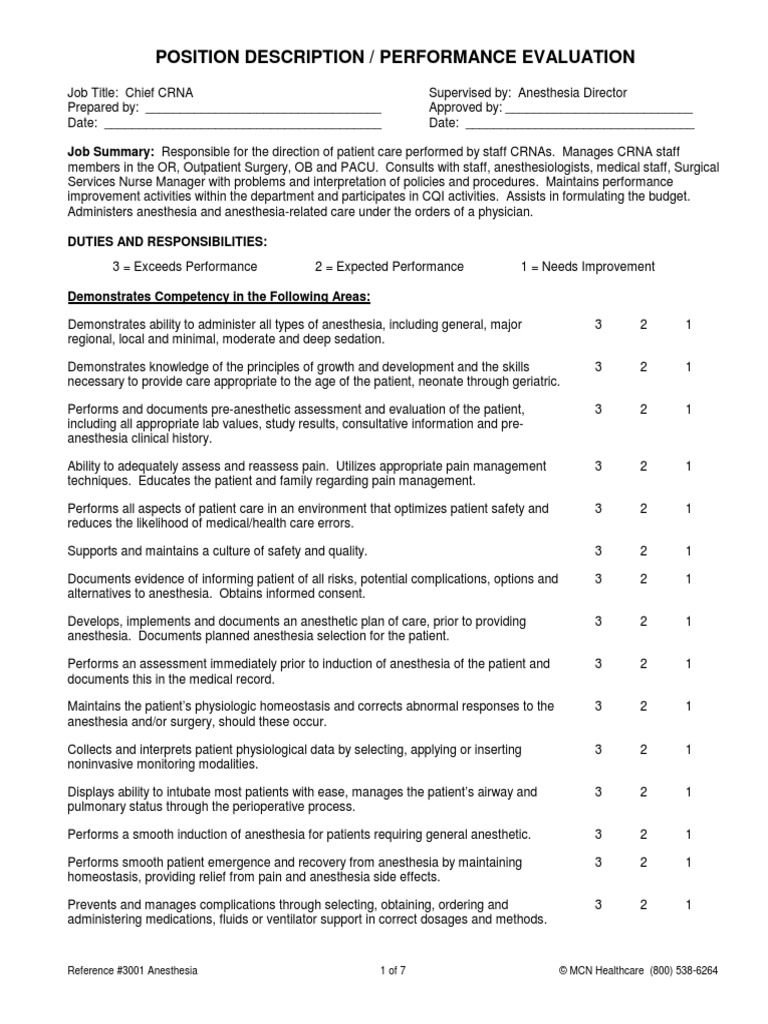 Anesthesia Policy and Procedure Manual - Sample | PDF | Anesthesia ...