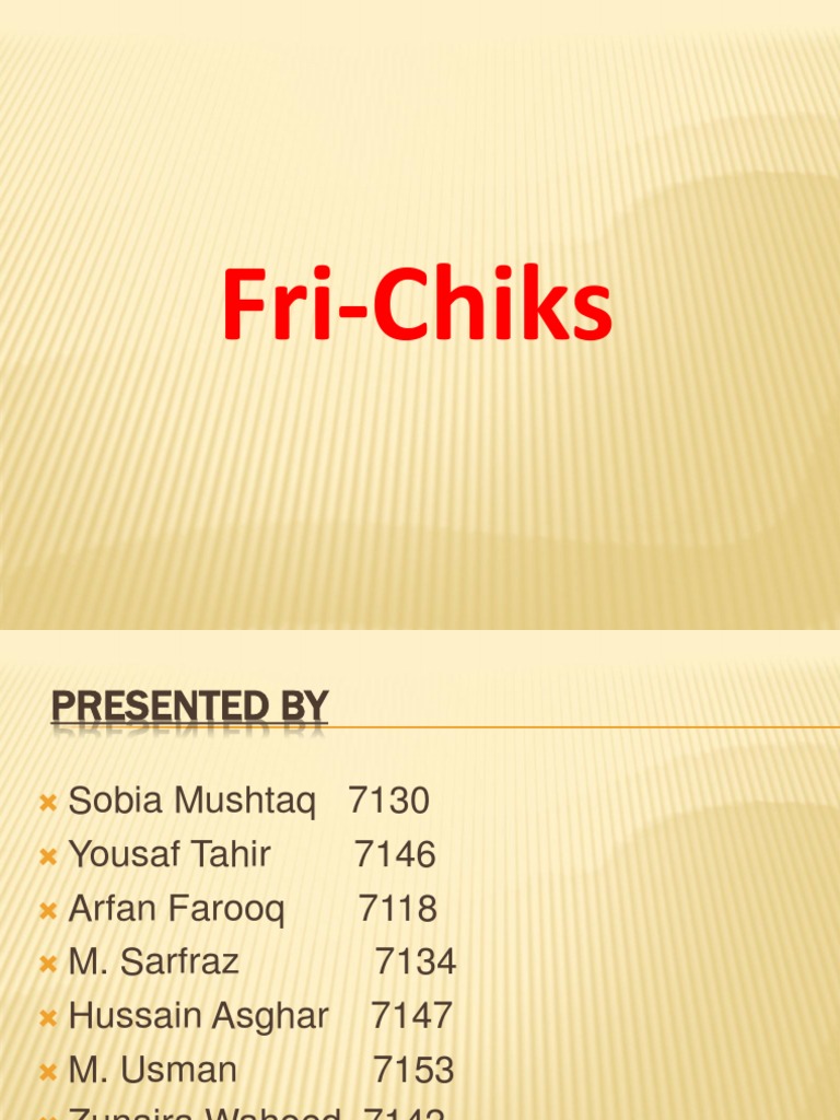 Fri Chicks | PDF | Sales | Databases