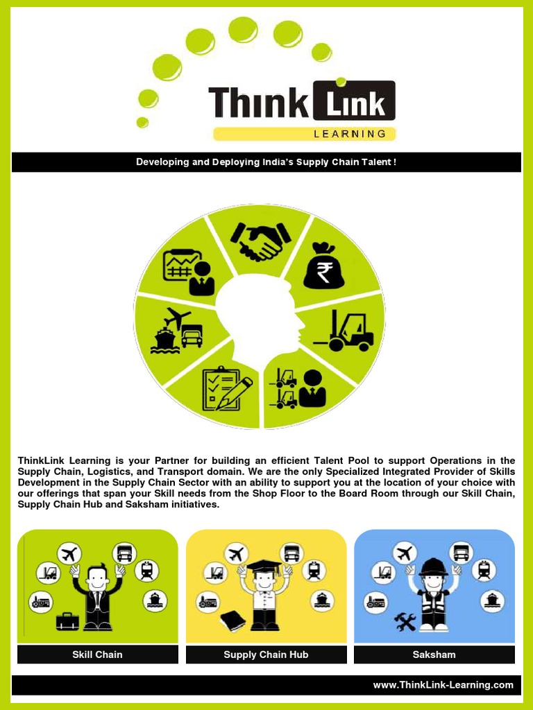 ThinkLink Learning Brochure | PDF | Supply Chain | Logistics