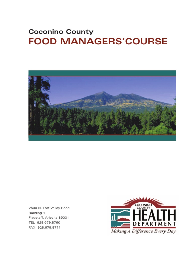 Food Managers Course Manual - 201209121603329508 | PDF | Foodborne ...