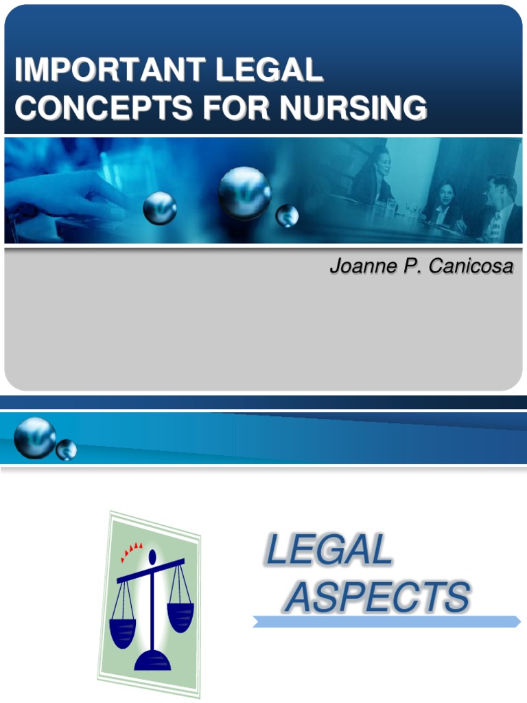 Legal Aspect of Nursing Profession | Will And Testament | Negligence