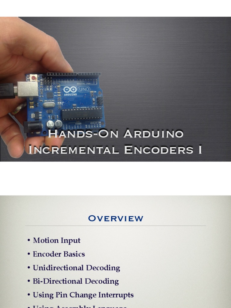 Encoder y Arduino | Download Free PDF | Signal Processing | Electrical Engineering