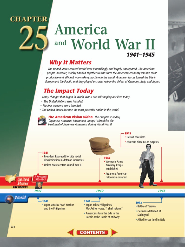 America World War II: Why It Matters | PDF | Franklin D. Roosevelt ...