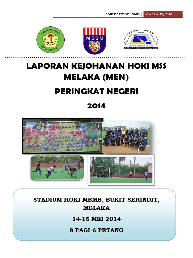 Laporan Kejohanan Hoki Perimgkat Negeri | PDF
