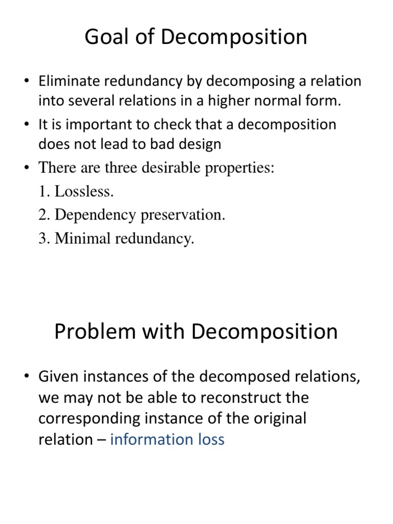 Lossless Join | PDF | Computer Programming | Computing