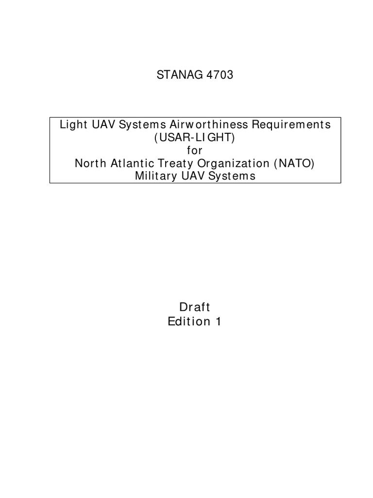 STANAG 4703 Edition 1 - Including Below 66J - 27 April 11 | PDF ...