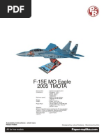 F-35 Flyable Papercraft Instructions | PDF