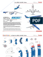 b777 Emirates Papercraft | PDF