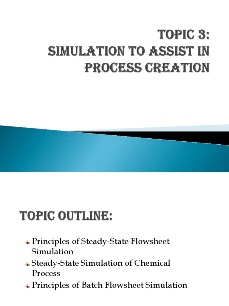 Chapter 3 Process Simulation | PDF | Distillation | Simulation