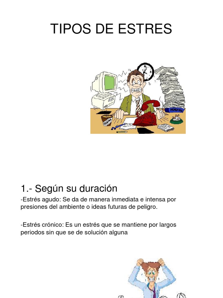 Tipos de Estres | PDF | Estrés (biología) | Acción (filosofía)