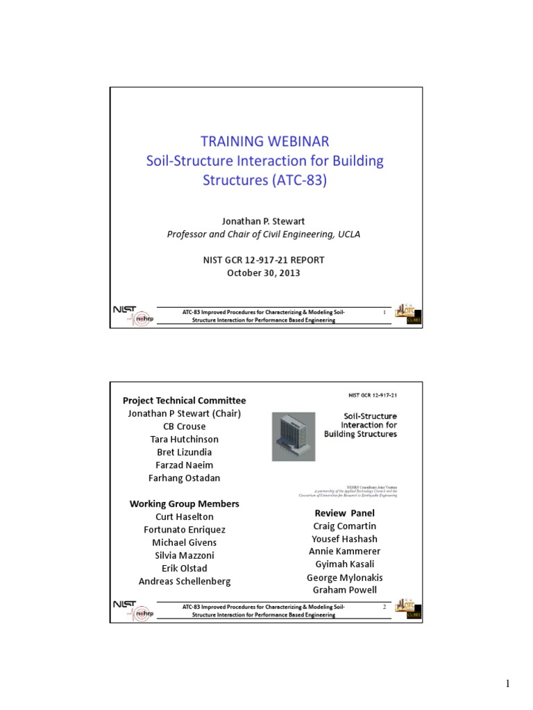 ATC 83 Presentation | PDF | Geotechnical Engineering | Waves