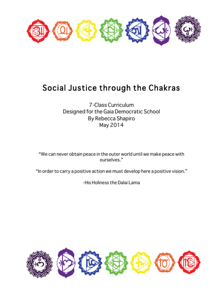 Social Justice Through The Chakras | PDF | Narrative | Chakra