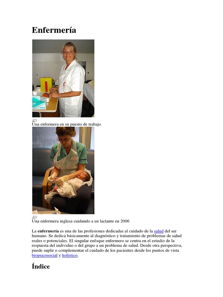Enfermería | PDF | Enfermería | Cuidado de la salud