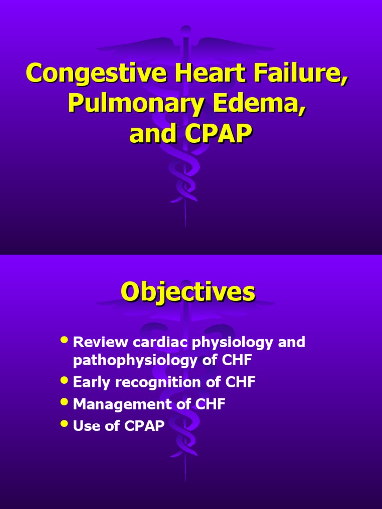 CPAP in Congestive Heart Failure Management | PDF | Heart Failure ...