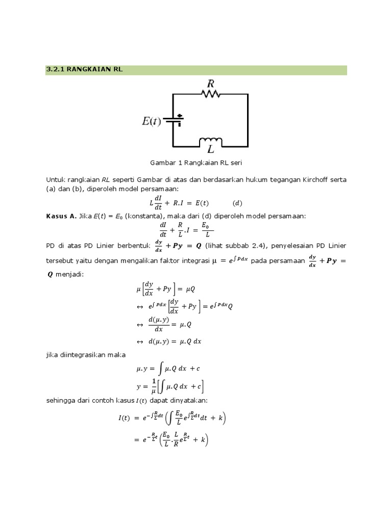 Rangkaian RL Seri | PDF