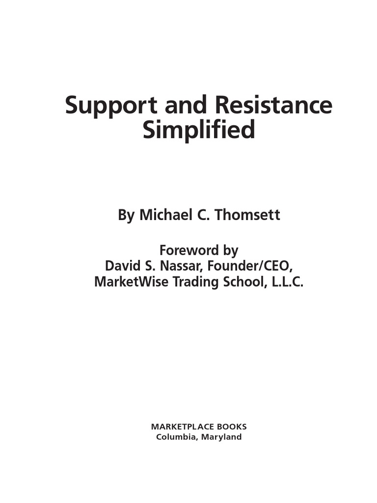 Support and Resistance Simplified | PDF | Market Trend | Technical Analysis