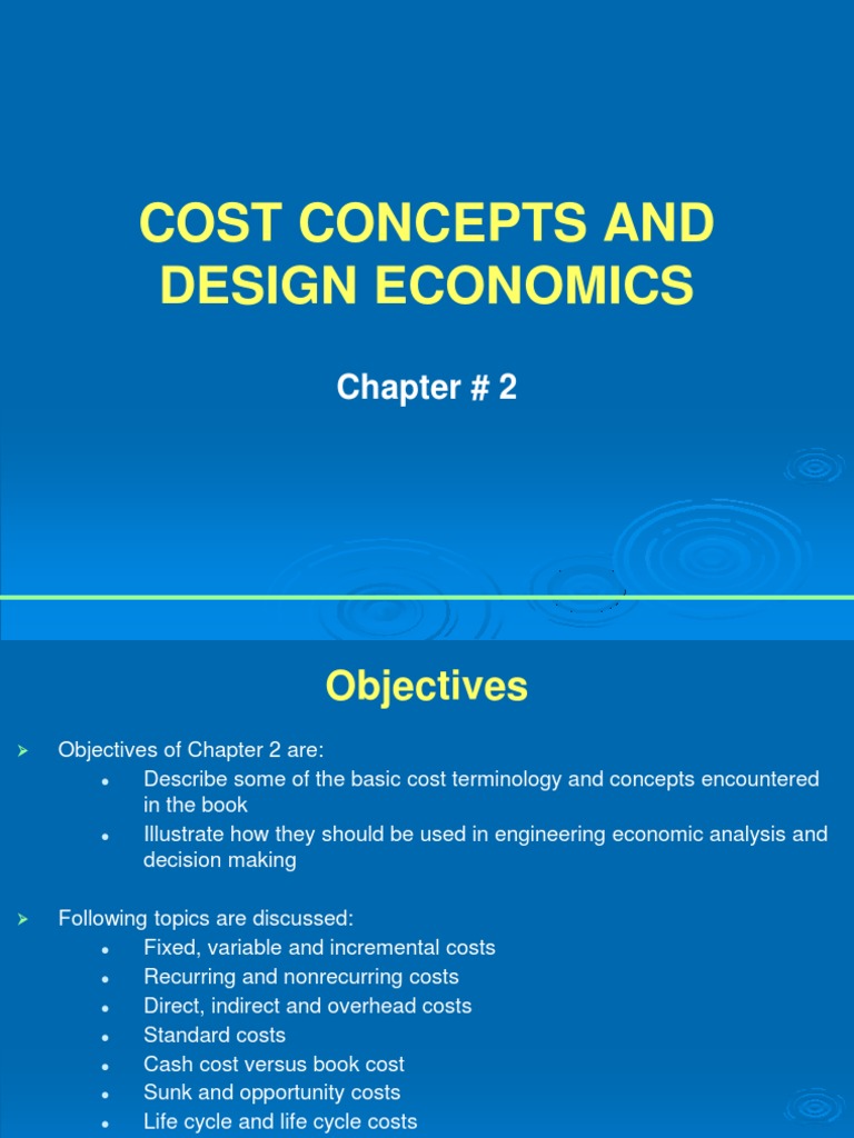 Engineering Economy Chapter # 02 | PDF | Demand | Cost