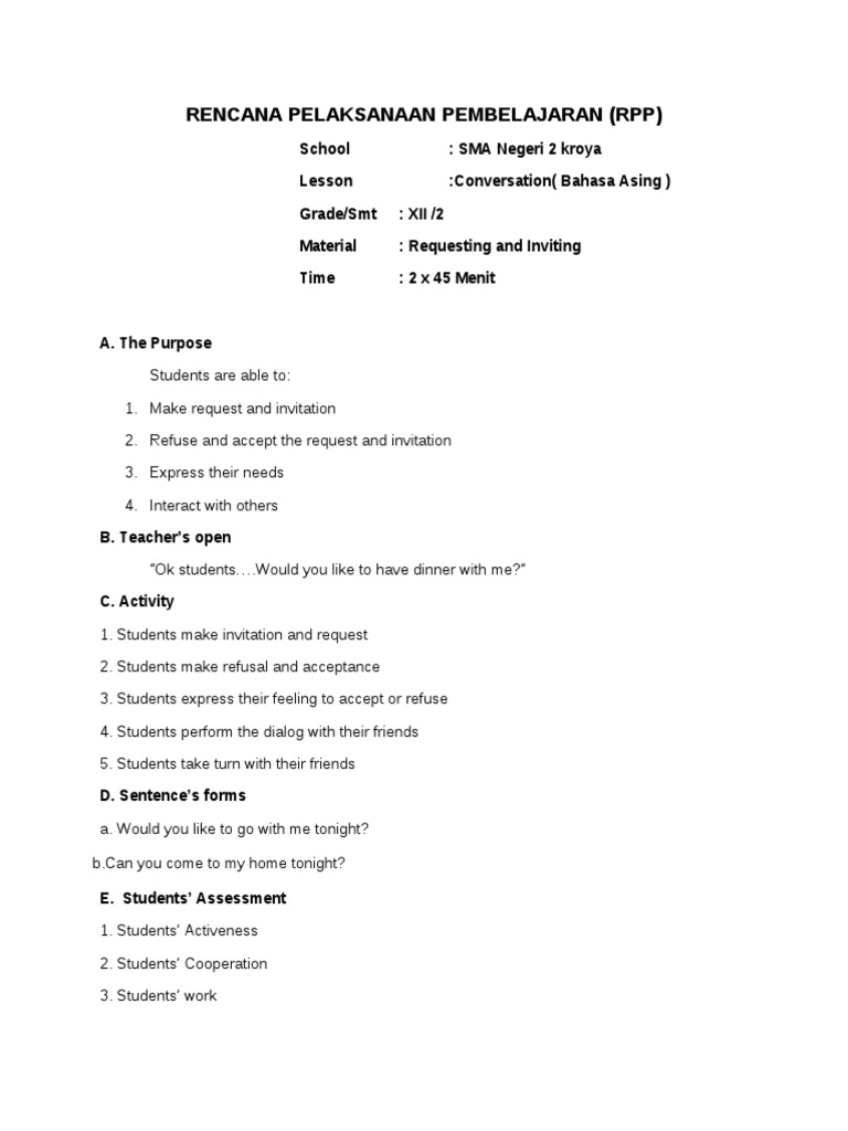 Lesson Plan 2 | PDF | Syntax | Languages