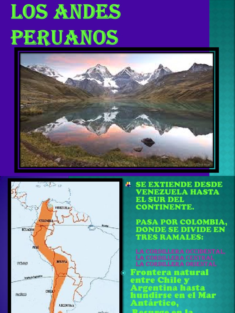 Los Andes Peruanos | PDF | Andes | Ciencias de la Tierra