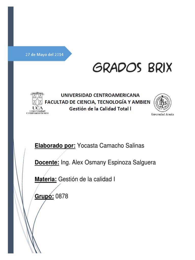Introducción a los Grados Brix | PDF | Química | Bebidas