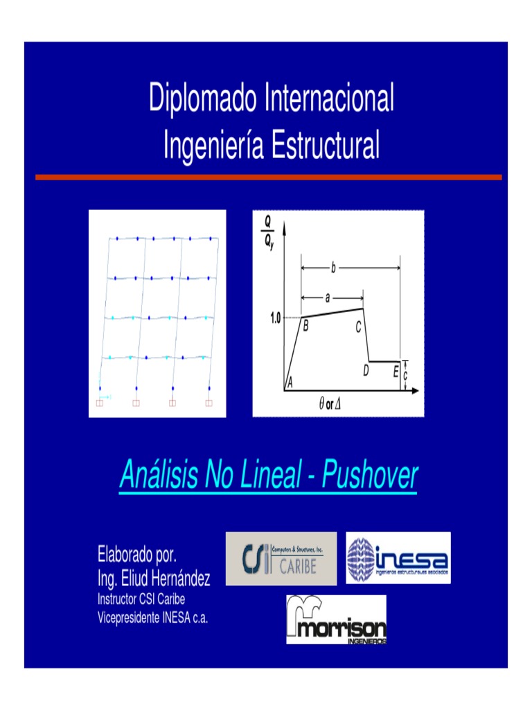 Pushover Concreto Armado SAP2000-Diplomado CSi | PDF | Concreto ...
