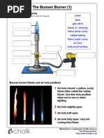 Labelling The Bunsen Burner Worksheet Support | PDF