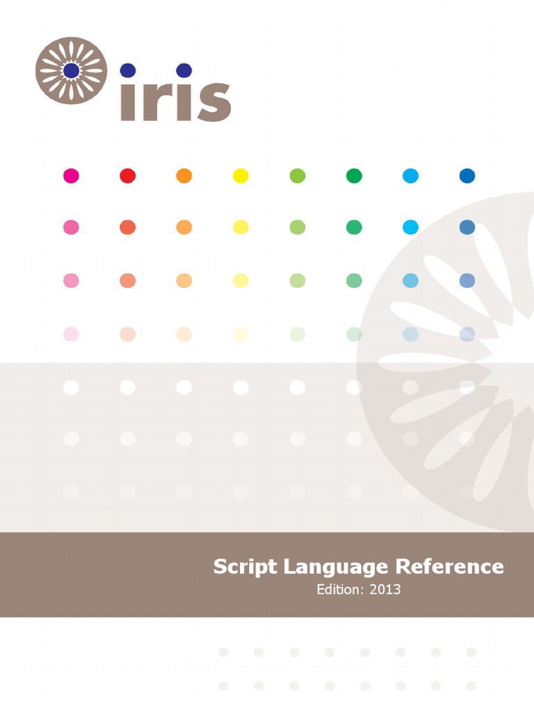 Iris Script | PDF | Data Type | String (Computer Science)