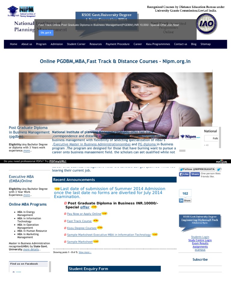 Online MBA Admission Guide | PDF | Career & Growth | Business