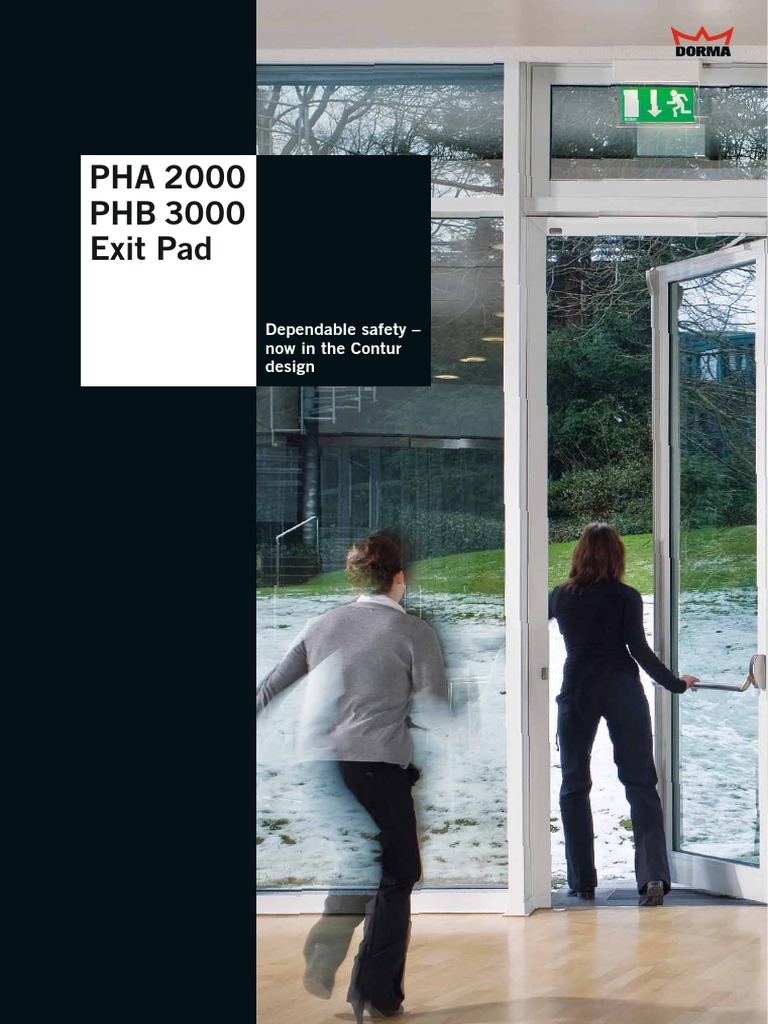 Panic Devices PHA-PHB | PDF | Door | Lumber