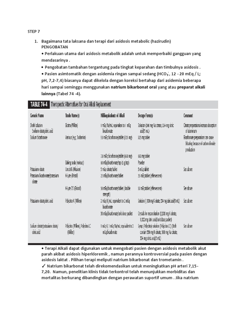 Zahrina LI LBM 4 Asidosis Metabolik | PDF