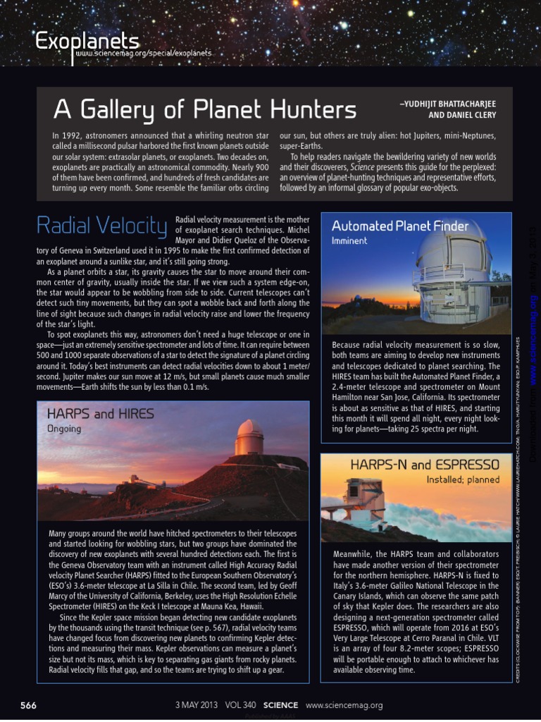 A Gallery of Planet Hunters | PDF | Exoplanet | Stars