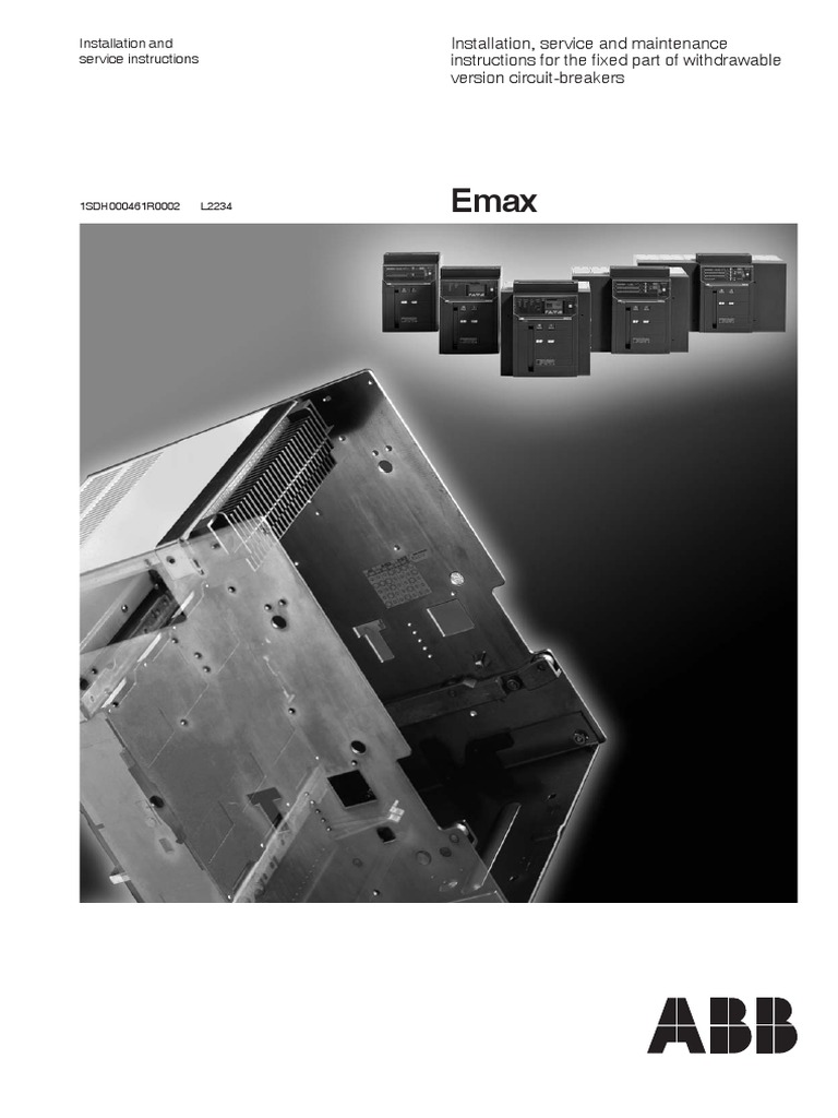 Installation & Service Instructions For Fixed Part of Withdrawable ACB ...