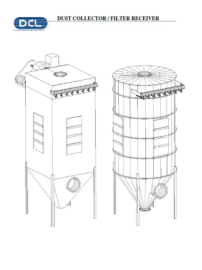 Manual - Dust Collector and Bin Vent | PDF | Duct (Flow) | Mechanical Fan