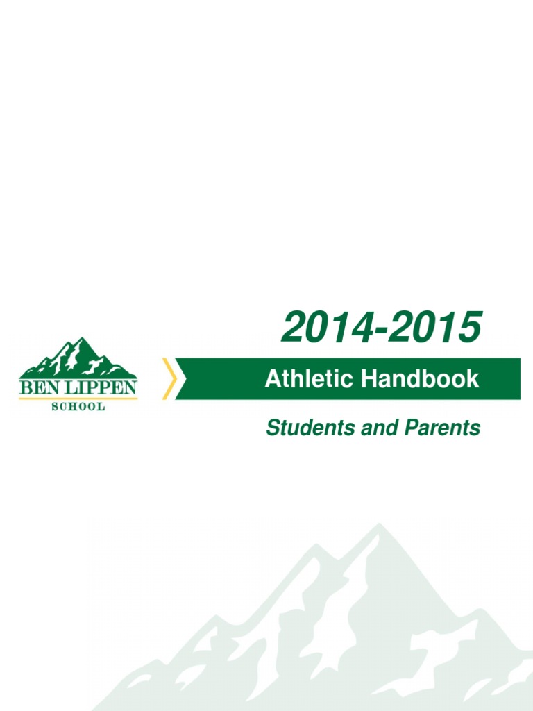 Ben Lippen School Athletic Handbook For Students and Parents 2014-2015 ...