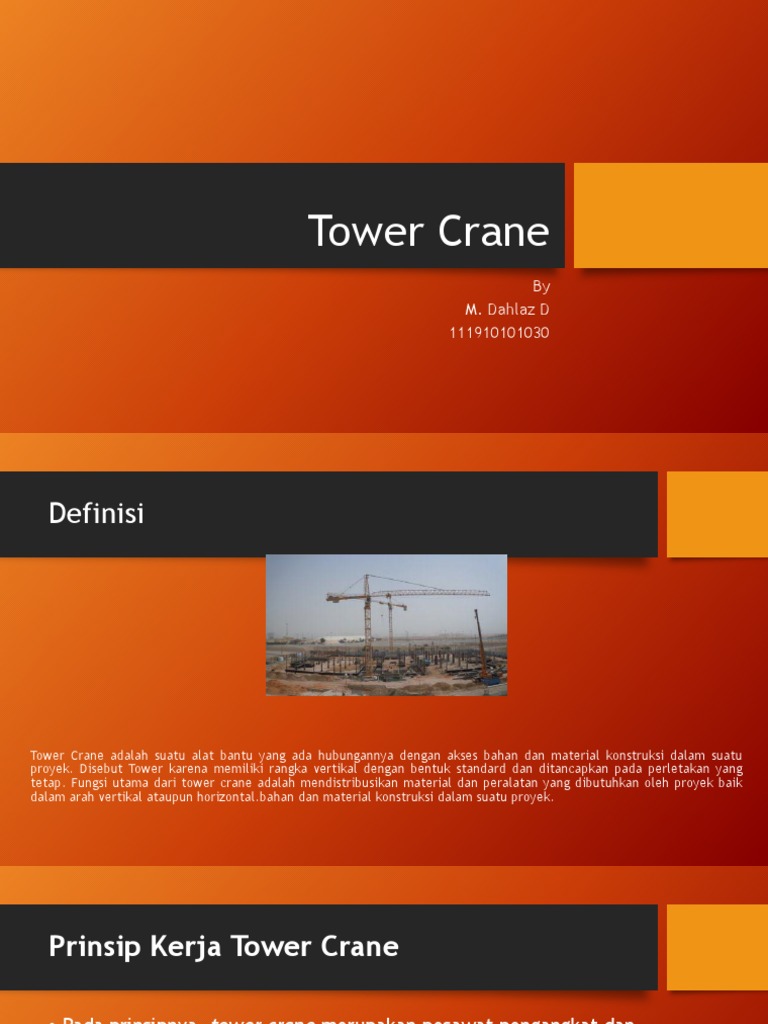 Tower Crane | PDF