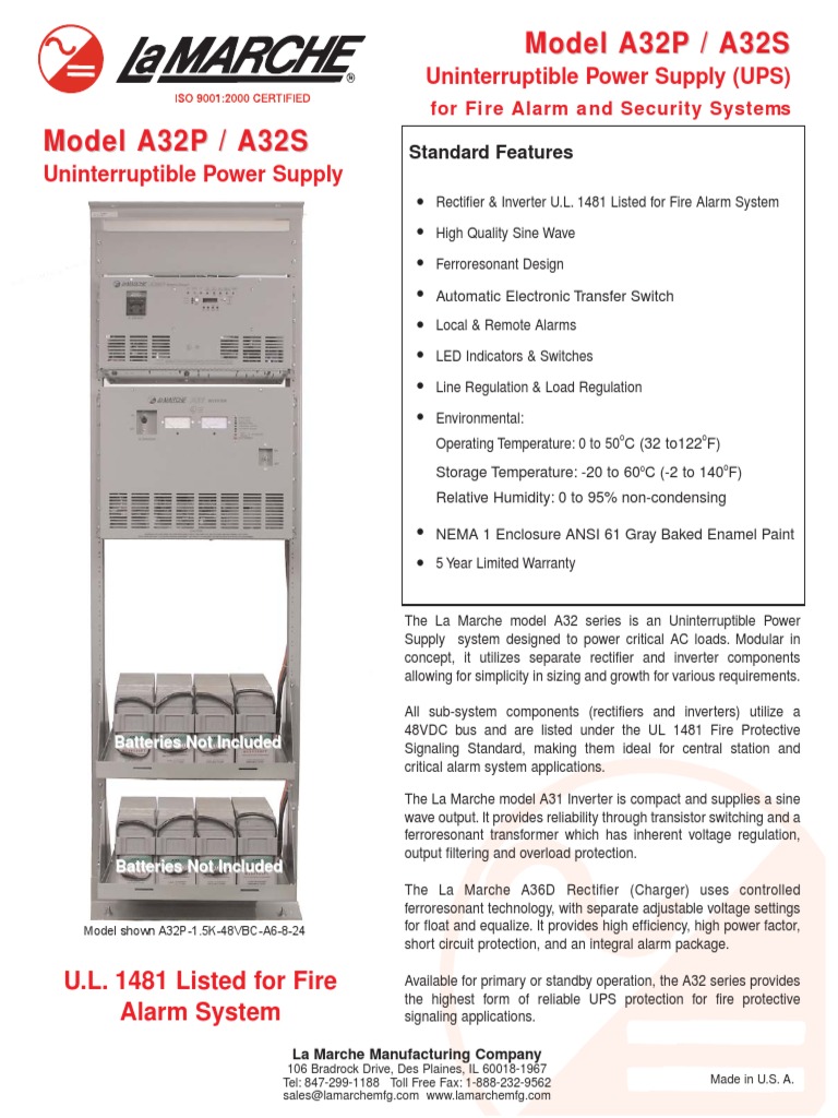 Model A32P / A32S | PDF | Power Inverter | Power Supply