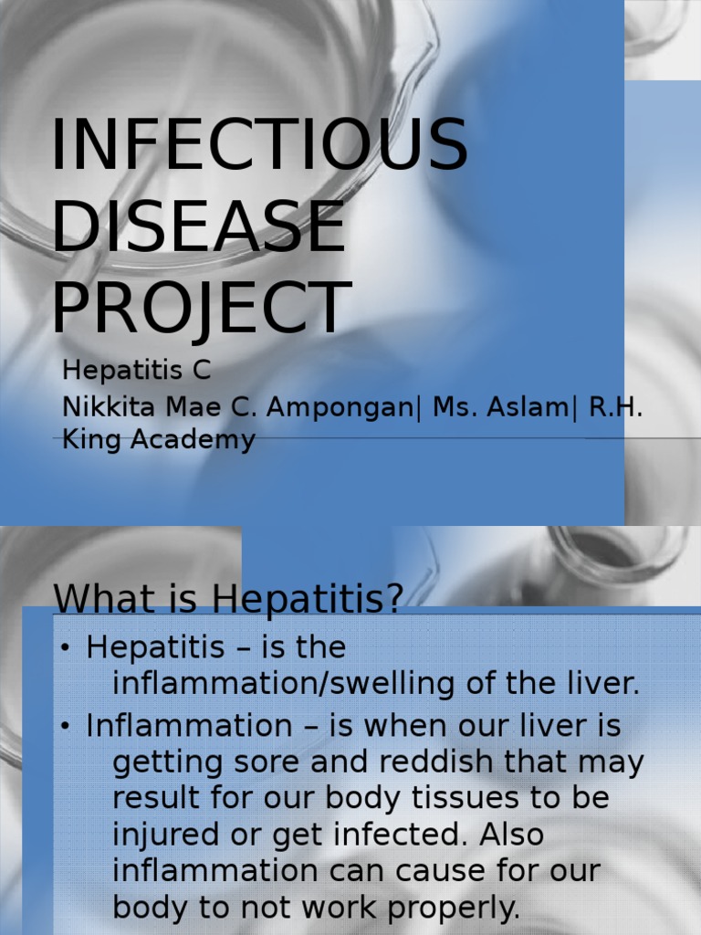 Infectious Disease Project-Nikki | PDF | Hepatitis | Hepatitis C