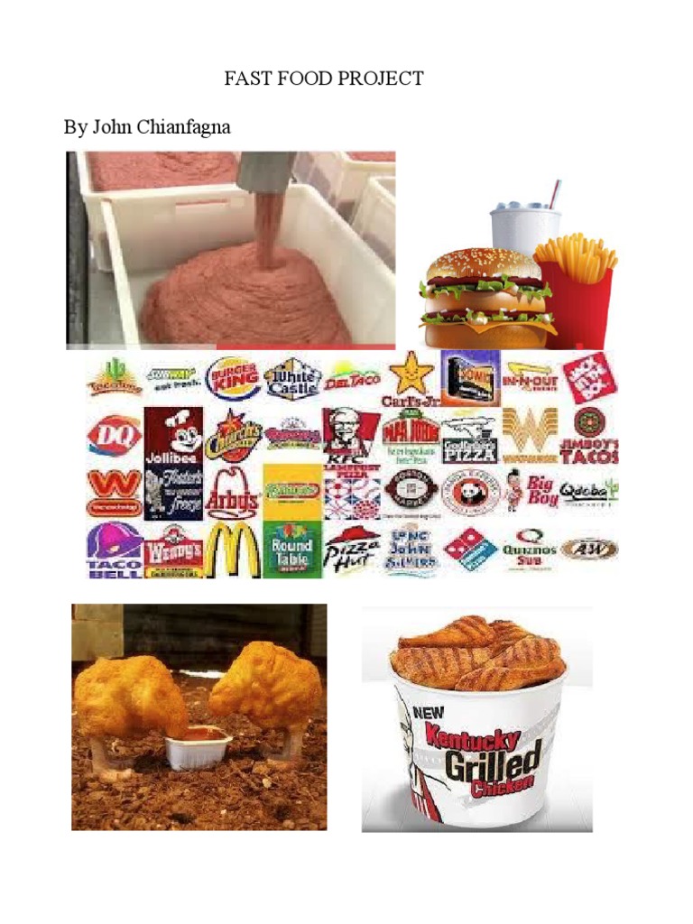 Fast Food Project | PDF | Foods