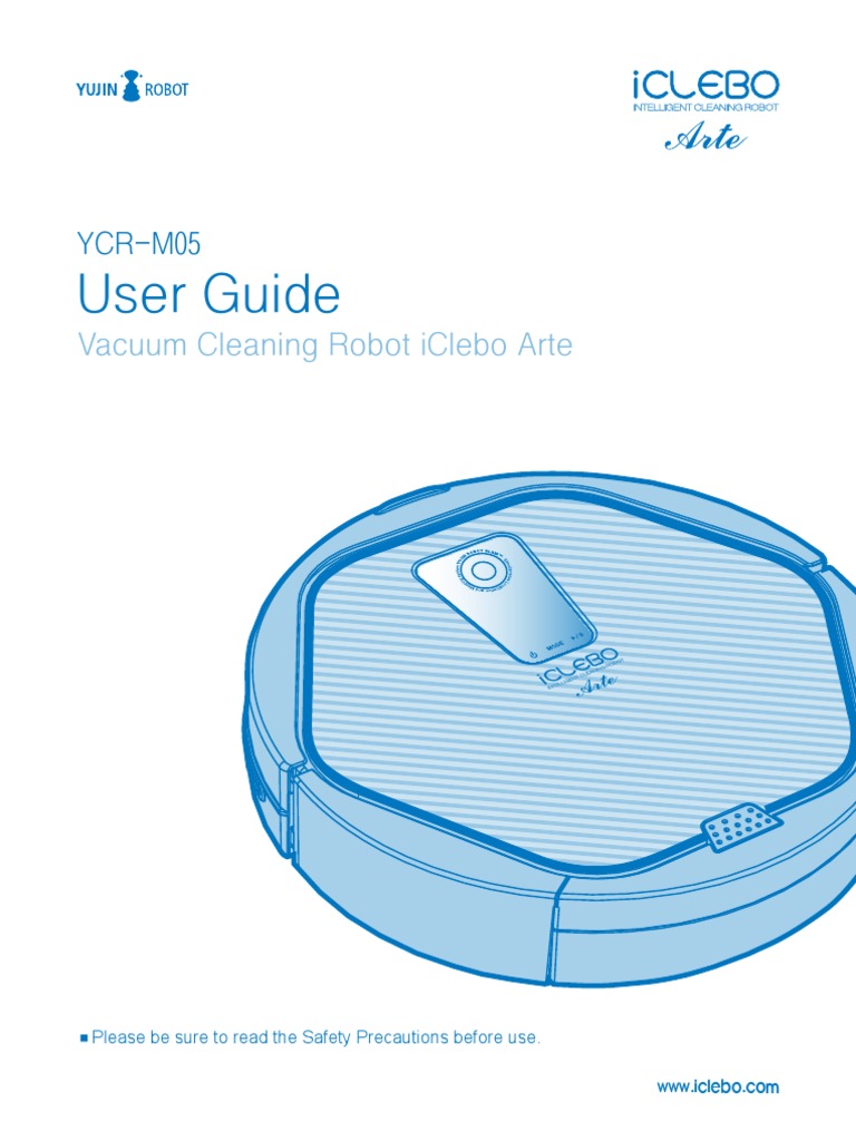 IClebo Arte User Guide-English | PDF | Vacuum Cleaner | Manufactured Goods