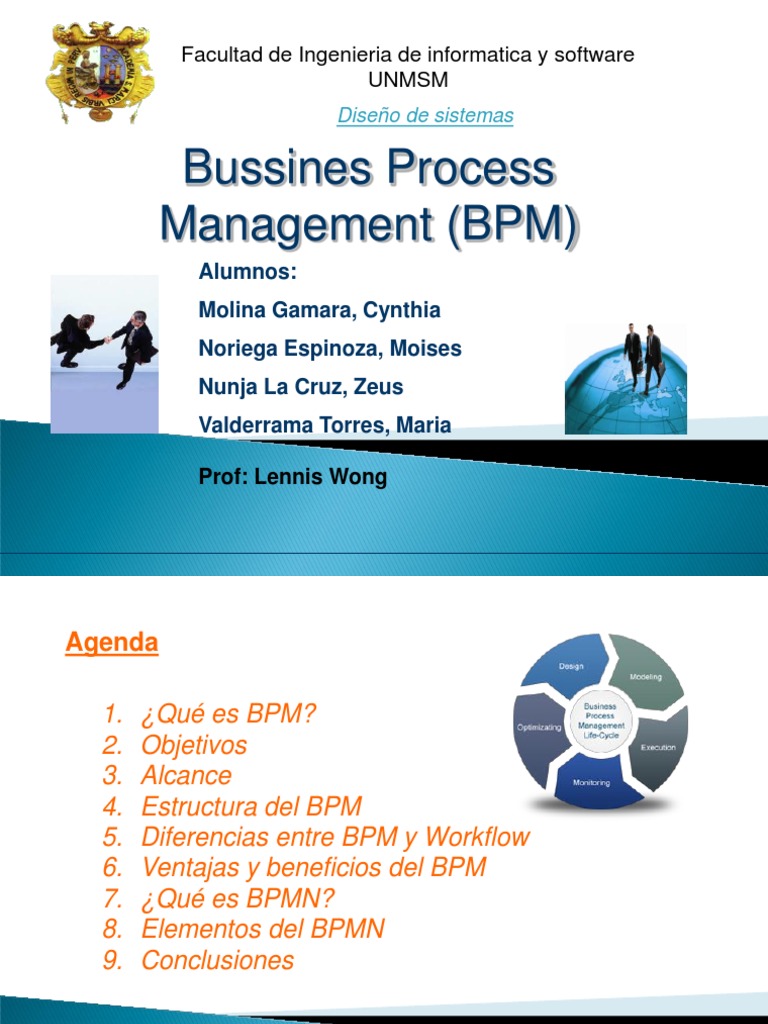 Presentación BPM | PDF | Flujo de trabajo | Ingeniería de Sistemas