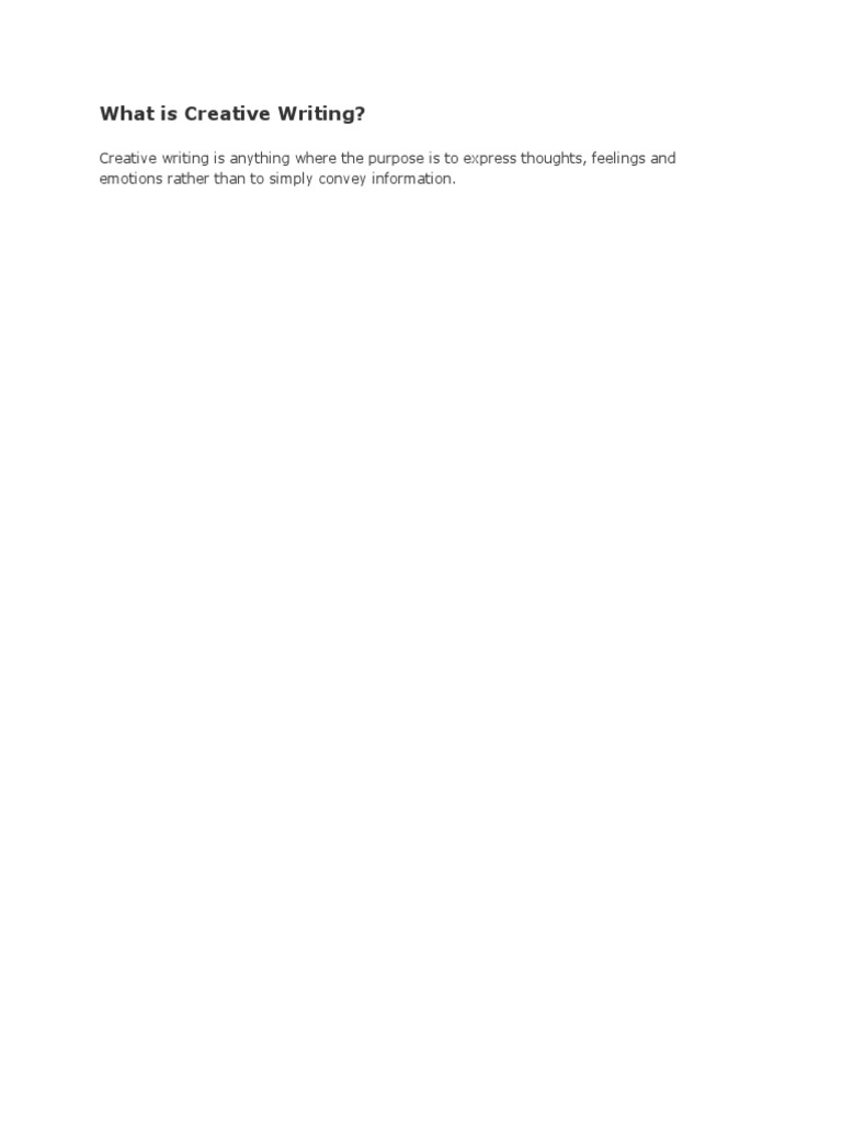 what-is-creative-writing-pdf