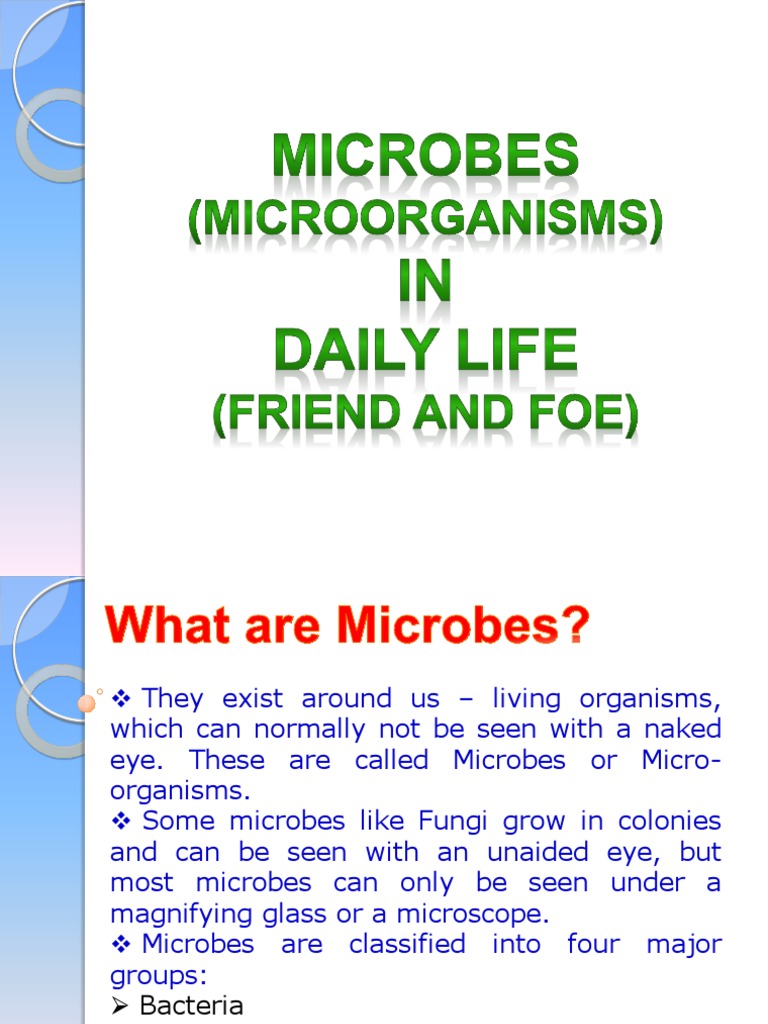 Microbes in Daily Life.pptx | Food Preservation | Cookbooks, Food, & Wine
