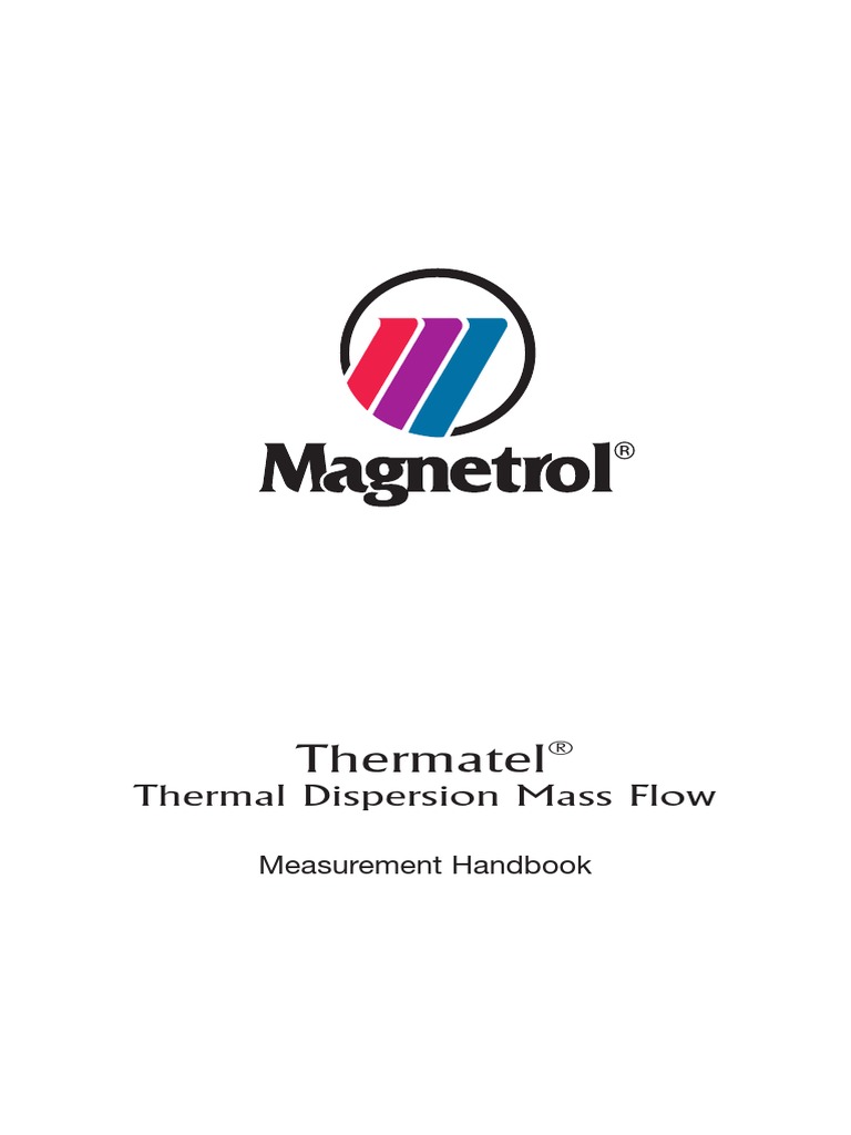 Thermal Dispersion Mass Flow | PDF | Flow Measurement | Reynolds Number