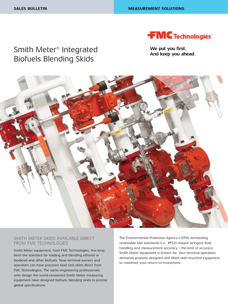 (SB0A012) Smith Meter® Integrated Biofuels Blending Skids | PDF ...