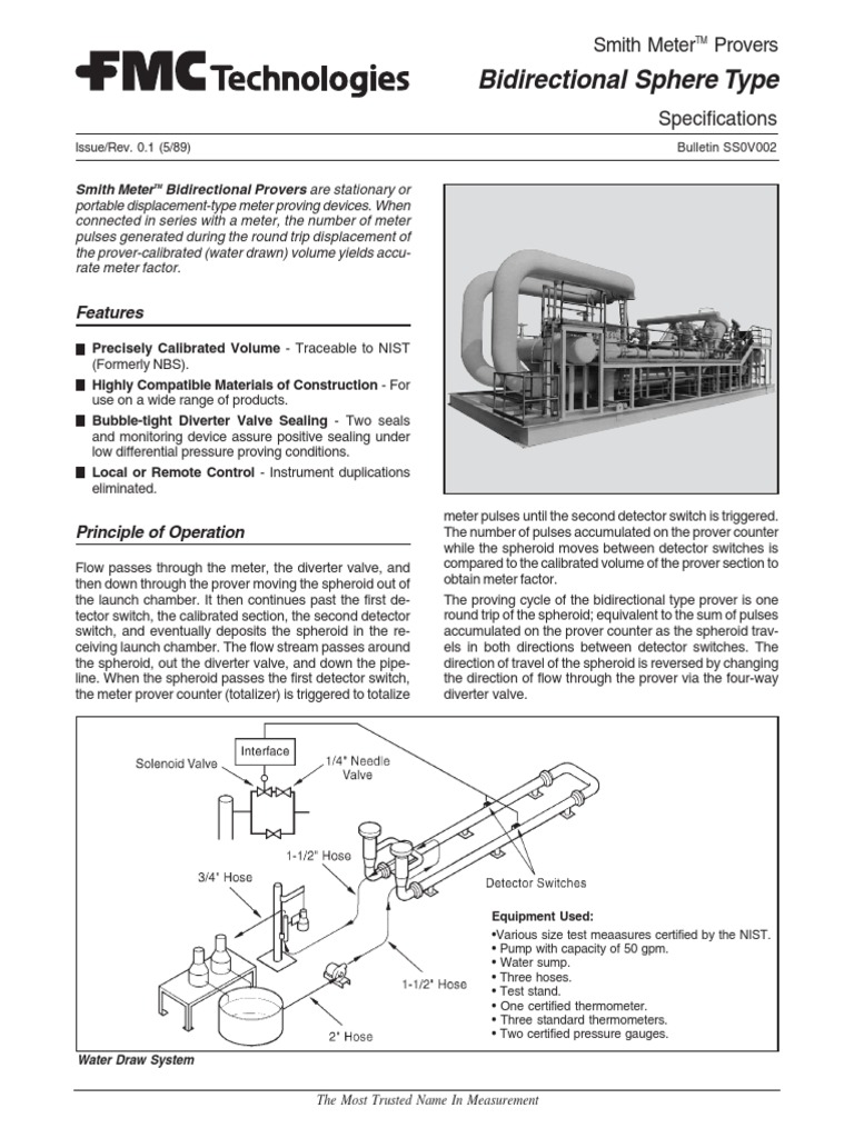 (SS0V002) Bi-Directional Sphere Type Prover | PDF | Calibration ...